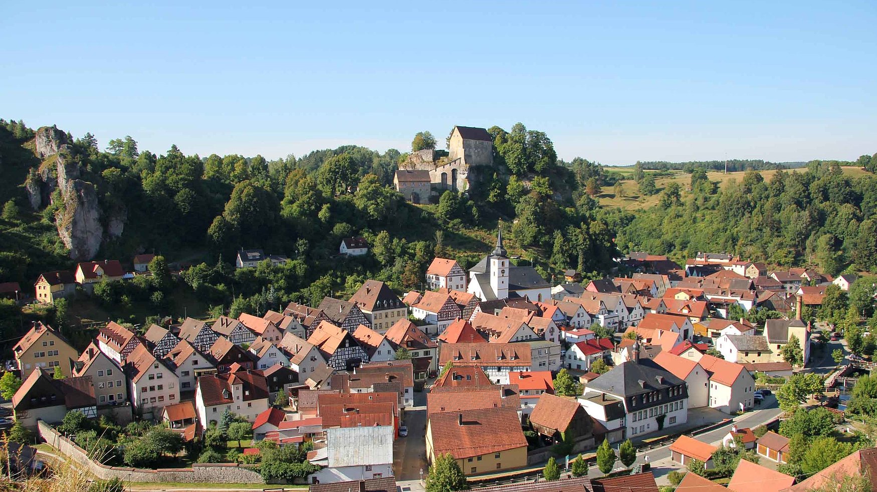 Pottenstein Fränkische Schweiz Urlaub Wandern Klettern Familien ...