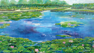 Katzen-Botanik und Kunst